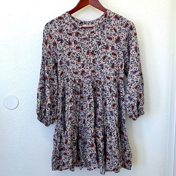 Zara | Dresses | Zara Floral Boho Dress | Poshmark